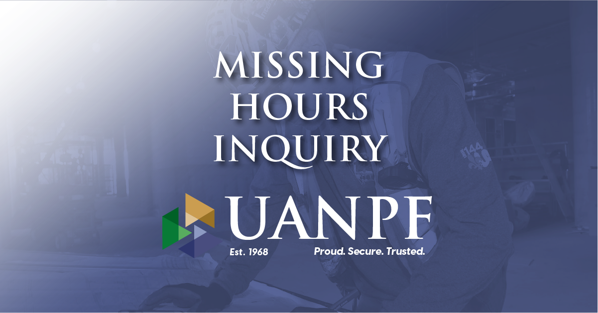 UANPF Participants Missing Hours Digital Inquiry Form